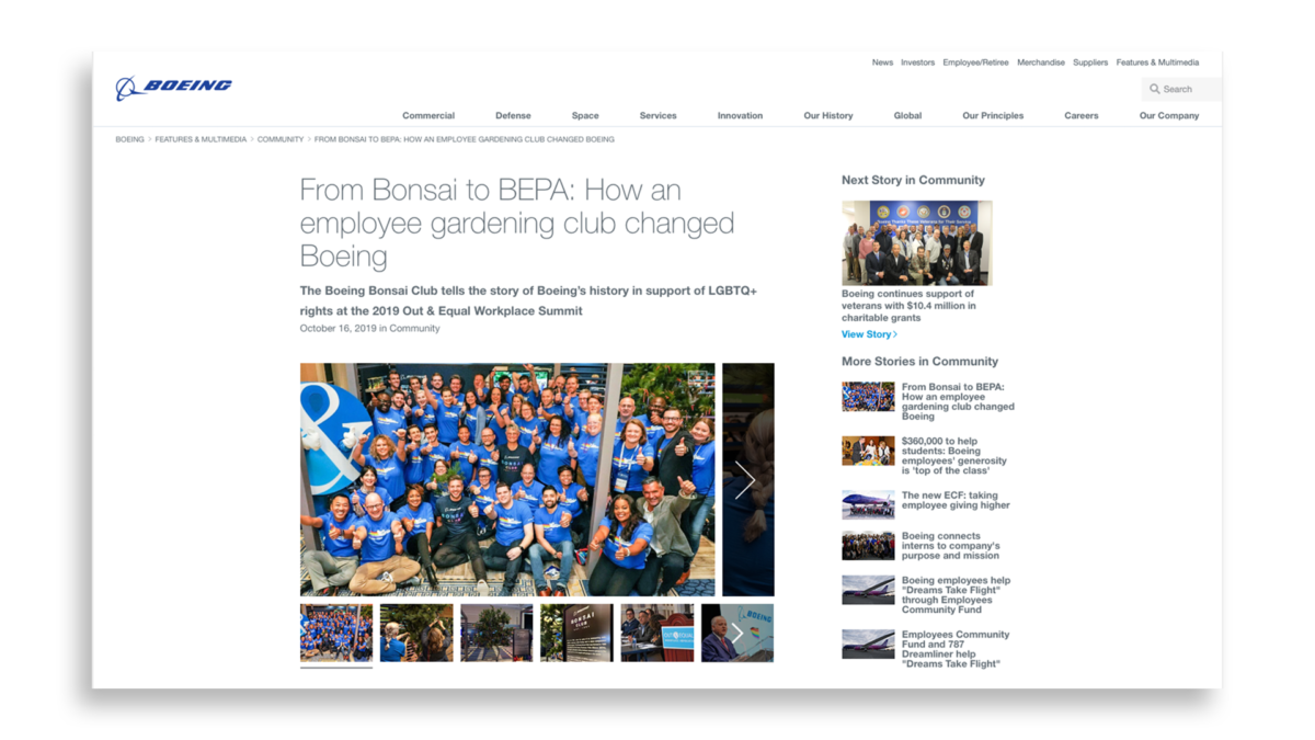 Boeing Bonsai Club – Jack Liebl – Creative Director & Designer